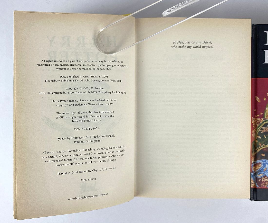 Rowling, J K, Harry Potter and... | Henry Adams Auctions